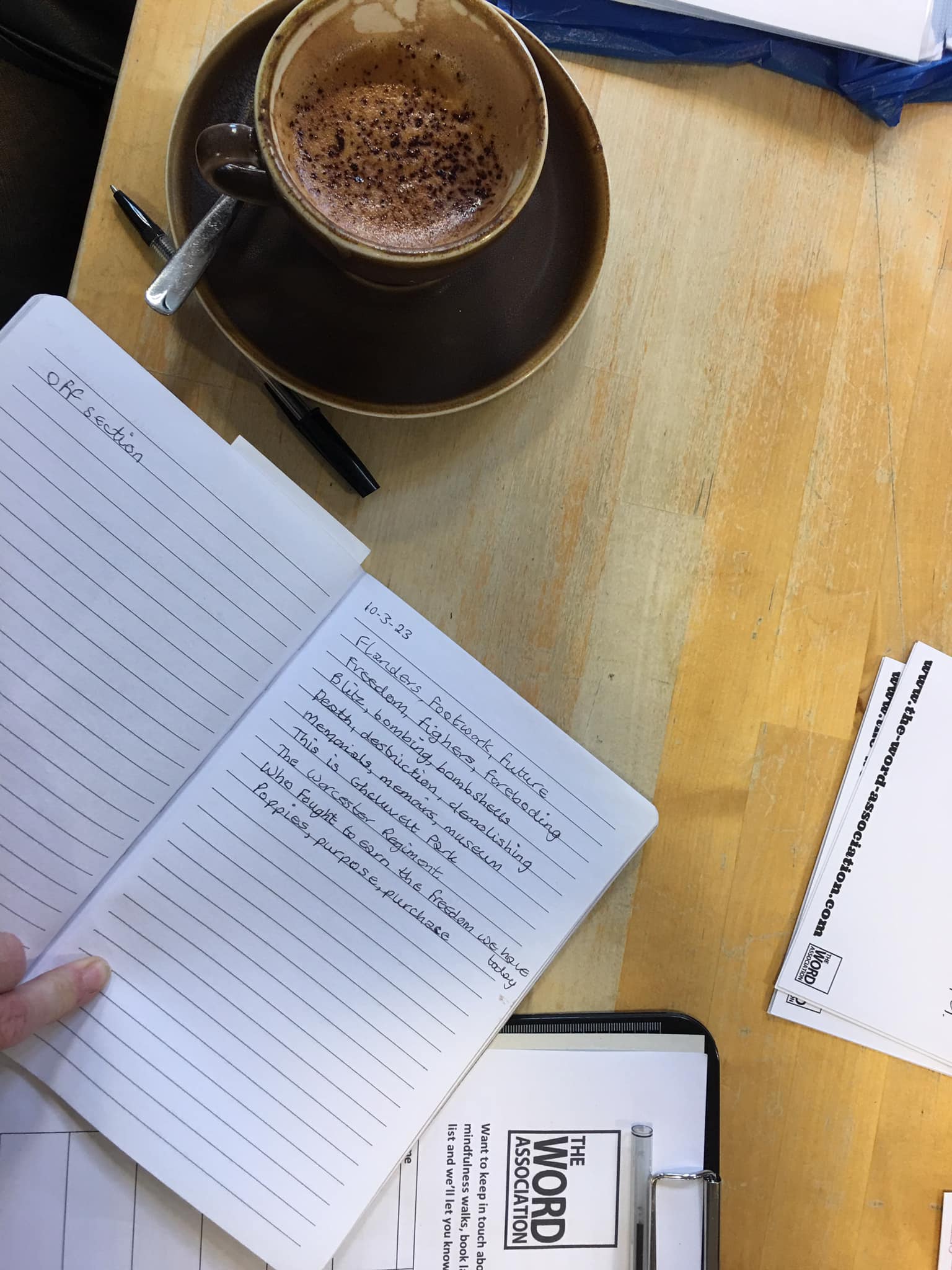 Encouraging writing outside the margins